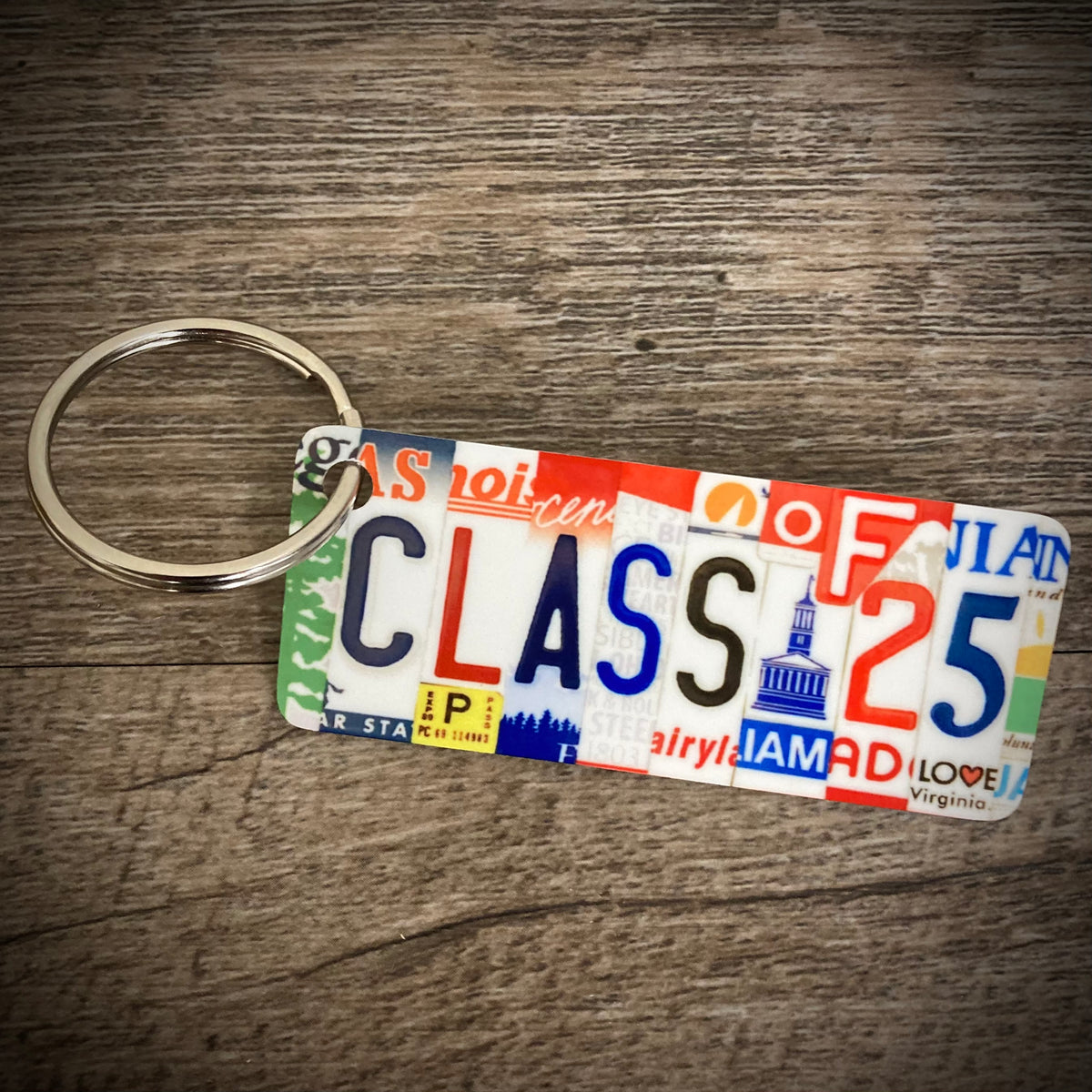 Class of 2025 License Plate Keychain, Class of 2025 gift, Class of 202 ...